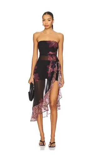 Free People X Revolve Gloria Maxi Top - Black