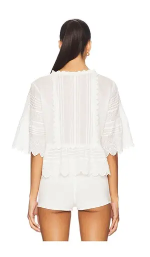 LoveShackFancy Luce Top