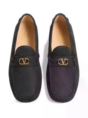 Valentino Garavani Fastaway Driver Loafers - Black