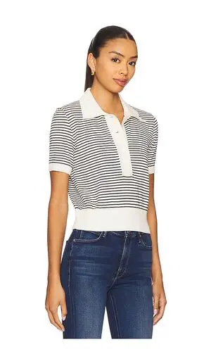 FRAME The Graduate Polo - Navy Multi