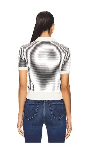 FRAME The Graduate Polo - Navy Multi