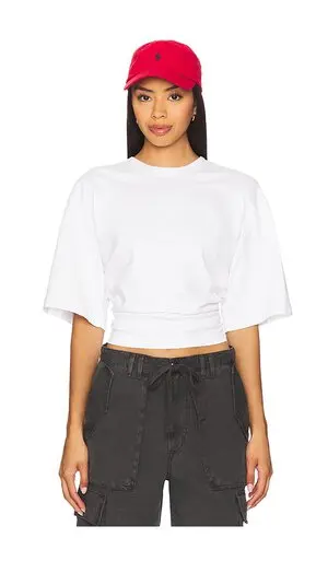 AGOLDE Shari Tee - Whtie