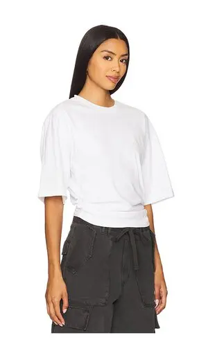 AGOLDE Shari Tee - Whtie