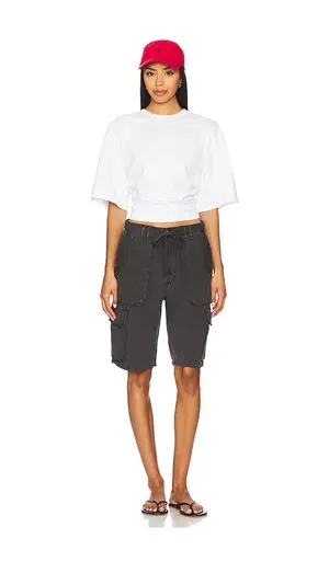 AGOLDE Shari Tee - Whtie