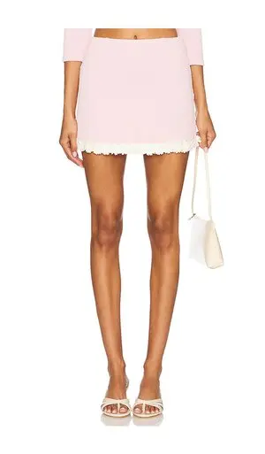 Devon Windsor Hollis Skirt - Textured Pink