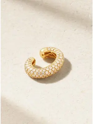 ANITA KO Cosmo 18-karat Diamond Ear Cuff - Gold