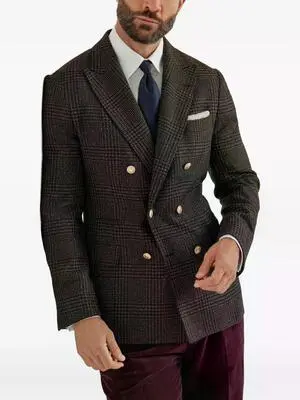 Brunello Cucinelli Double-breasted Blazer - Brown