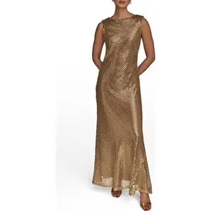 Donna Karan New York Sleeveless Sequin Gown