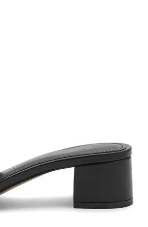 Mango Slide Sandal - Black