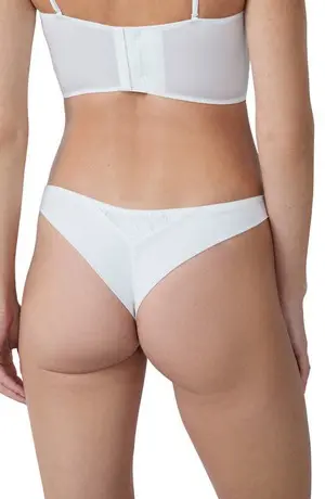 ETAM Promesse Embroidered Tanga Thong
