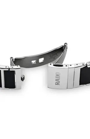 RADO Integral Diamonds Bracelet Watch - Silver/black