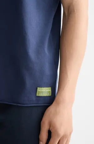 Scotch & Soda Raw Edge Cotton T-shirt