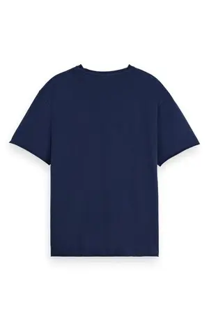 Scotch & Soda Raw Edge Cotton T-shirt