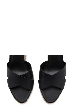 Mango Ankle Strap Wedge Sandal