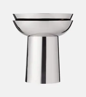 LOUISE ROE Fountain 02 Stainless Steel Vase - Silver
