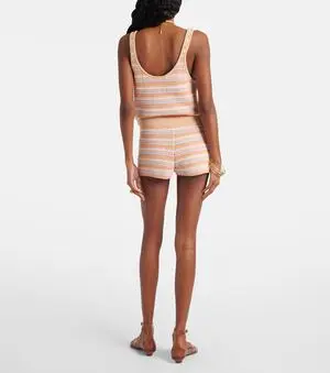 Chloé Knitted Cotton Shorts - Multicoloured