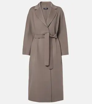 Max Mara Esturia Virgin Wool Coat - Grey