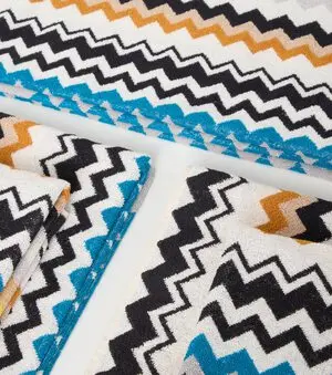 Missoni Best Set Of 5 Zigzag Cotton Terry Towels - Multicoloured