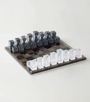 Jonathan Adler Acrylic Chess Set