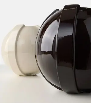 LOUISE ROE Vinci 01 Ceramic Vase - Brown