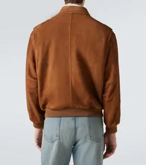 Miu Miu Embossed Suede Blouson