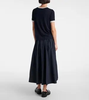 Max Mara Egidio Virgin Wool Top - Black