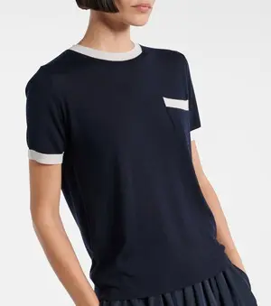 Max Mara Egidio Virgin Wool Top - Black