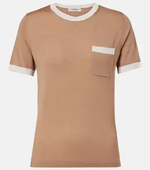 Max Mara Egidio Virgin Wool Top - Brown