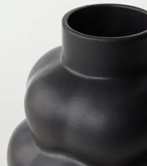 LOUISE ROE Balloon Ceramic Vase - Black