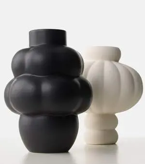 LOUISE ROE Balloon Ceramic Vase - Black