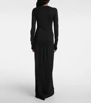 TOTEME Silk-blend Maxi Dress