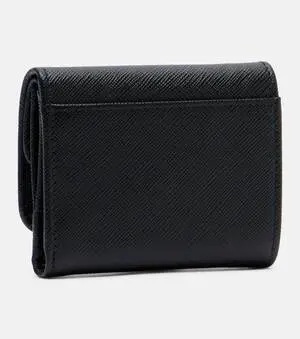 Prada Saffiano Small Leather Wallet - Black