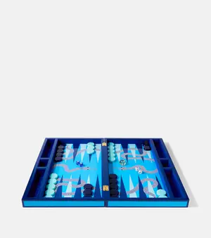 Jonathan Adler Eden Backgammon Set - Blue