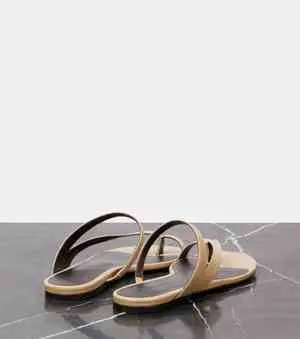 Khaite Aimee Leather Sandals