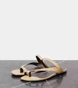 Khaite Aimee Leather Sandals