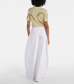 Jacquemus Oval Cotton Wide-leg Pants