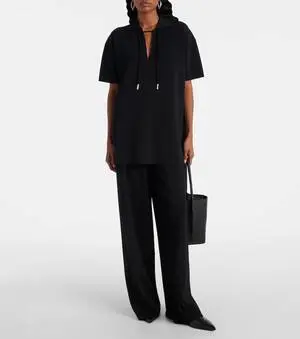 Max Mara Lama Crêpe Wide-leg Pants