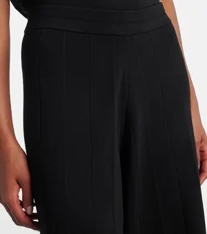 Max Mara Lama Crêpe Wide-leg Pants