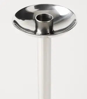 LOUISE ROE Champagne Low Stainless Steel Candle Holder
