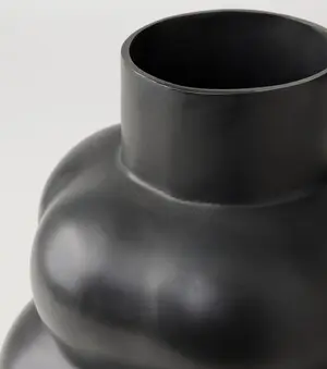 LOUISE ROE Balloon Object 001 Steel Vase - Black