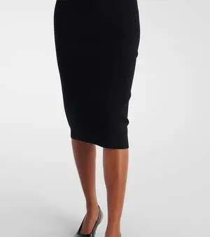 Max Mara Teak Knitted Midi Dress