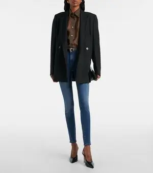 7 For All Mankind High-waist Skinny Jeans