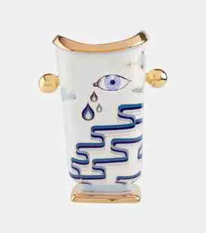 Jonathan Adler Porcelain Vase - Blue