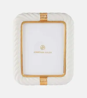 Jonathan Adler Geneva Porcelain Picture Frame - White