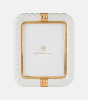 Jonathan Adler Geneva Porcelain Picture Frame - White