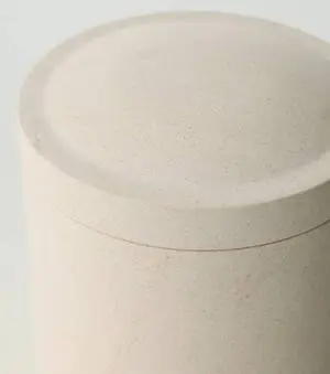 LOUISE ROE Gallery Object 01 Stoneware Container - Beige
