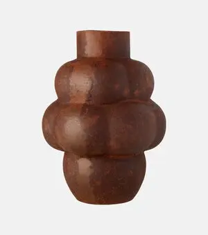 LOUISE ROE Balloon Object 005 Cast Iron Vase - Brown