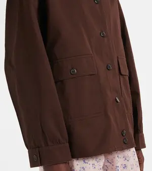 Prada Oversized Cotton Field Jacket