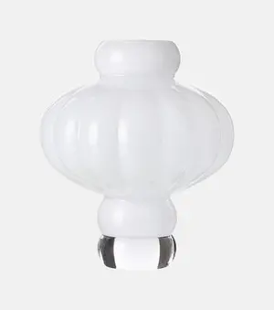 LOUISE ROE Balloon 08 Glass Vase - White