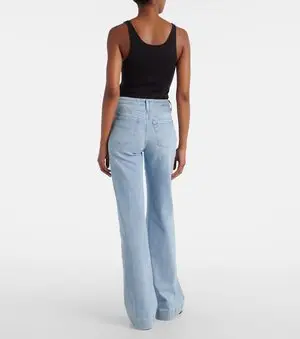 7 For All Mankind Modern Dojo High-rise Bootcut Jeans - Blue